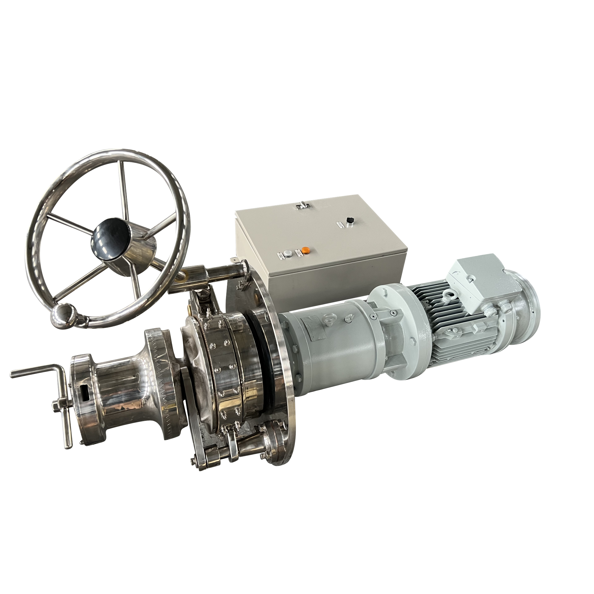 Mesin kerek jangkar penggulung vertikal laut untuk semua perahu/kapal